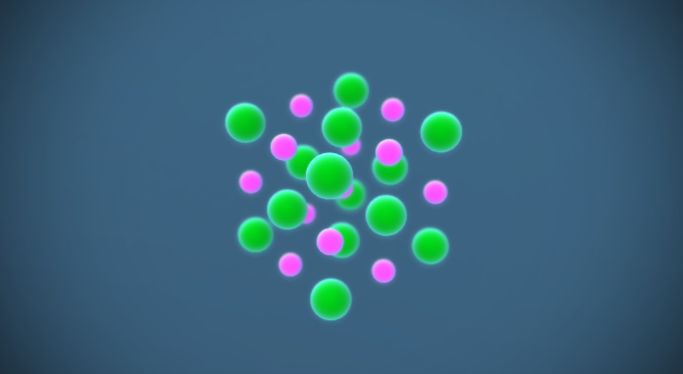 Natriumchloride (NaCl) - 3D-scène - Mozaik Digital Education and Learning