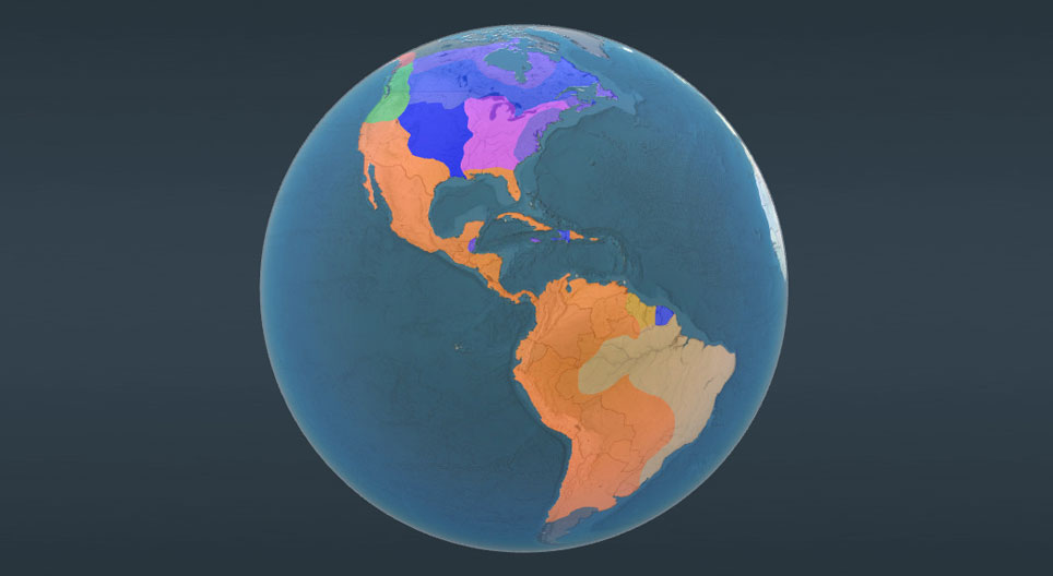 Europese kolonisatie van Amerika (tot 1763) - 3D-scène - Mozaik Digital ...