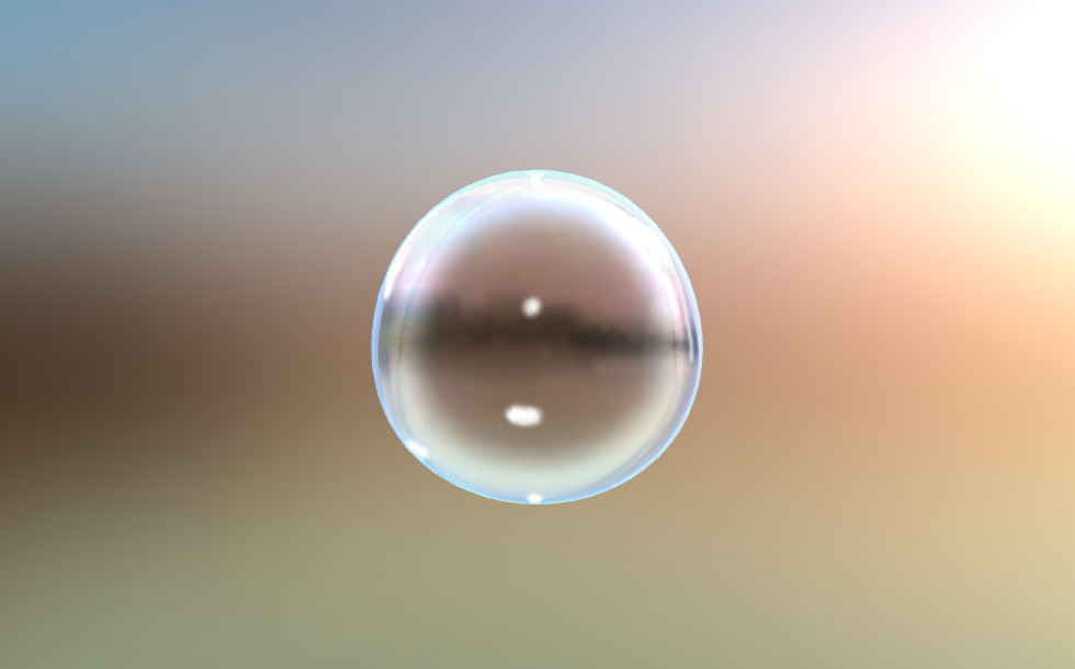 Surface tension - 3D-scene - Mozaik Digital utdannelse og læring