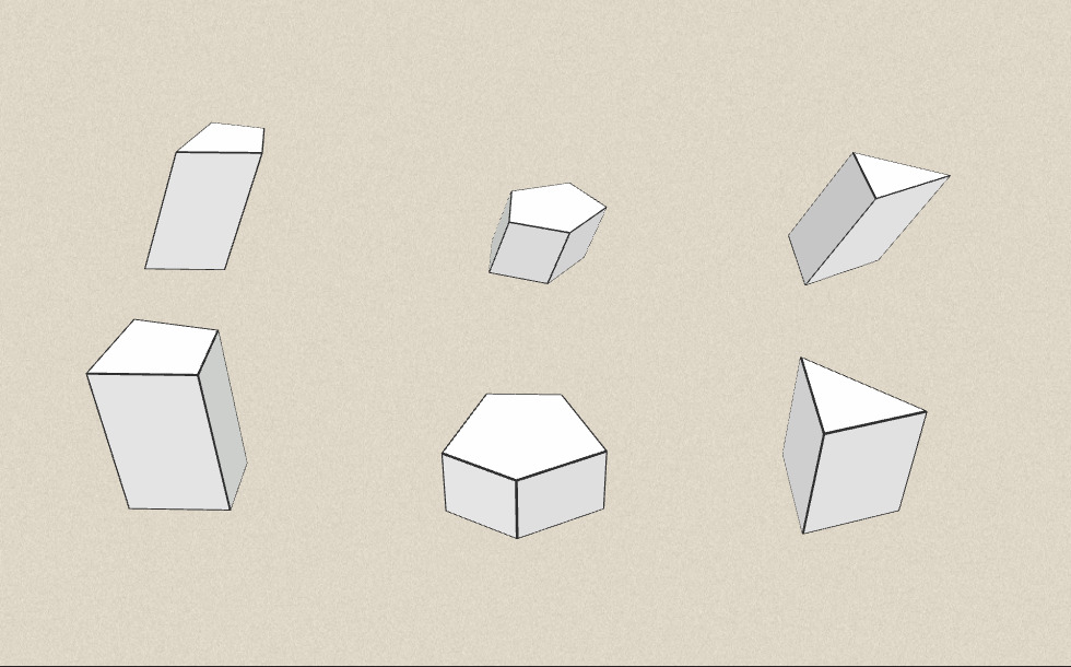 Prismer - 3D-scene - Mozaik Digital utdannelse og læring