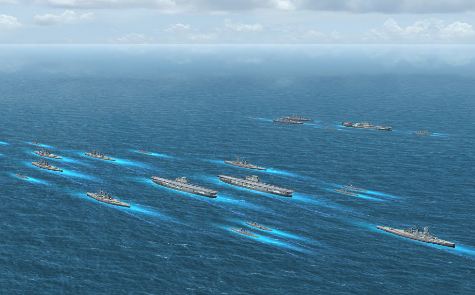 Bitwa o Wyspy Midway (1942) - model 3D - Mozaik edukacja i nauka cyfrowa