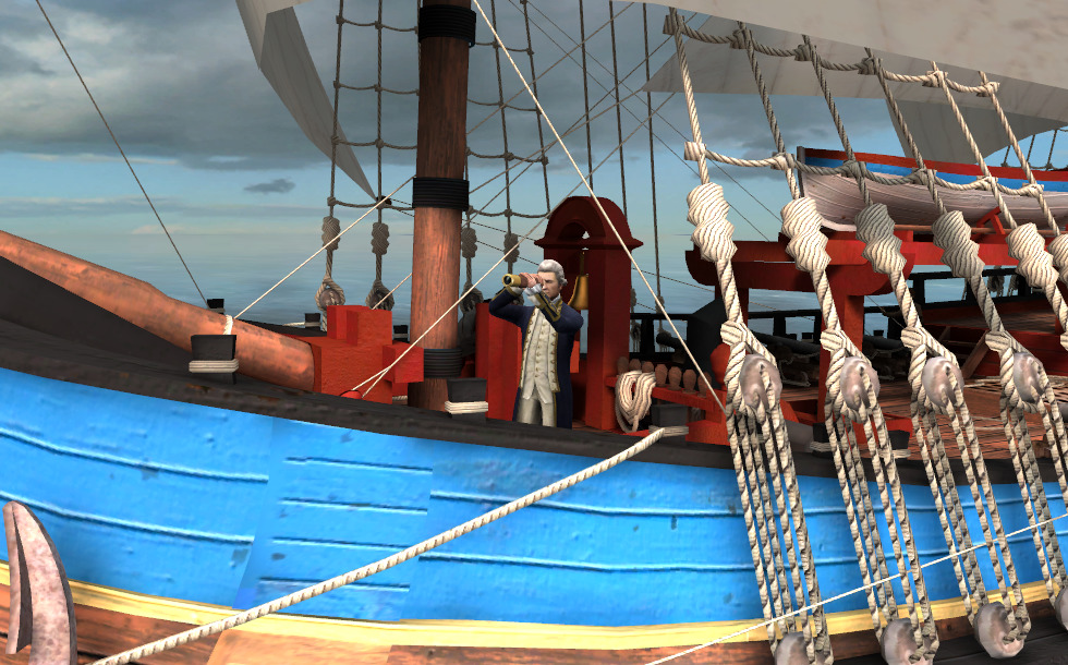 Pierwsza podróż Jamesa Cooka - model 3D - Mozaik edukacja i nauka cyfrowa