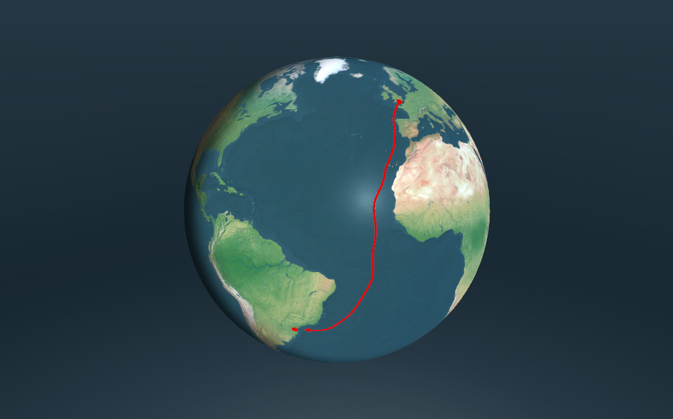 Pierwsza podróż Jamesa Cooka - model 3D - Mozaik edukacja i nauka cyfrowa