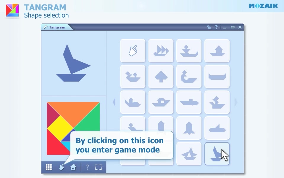 Instrukcja - Tangram - wideo - Mozaik edukacja i nauka cyfrowa