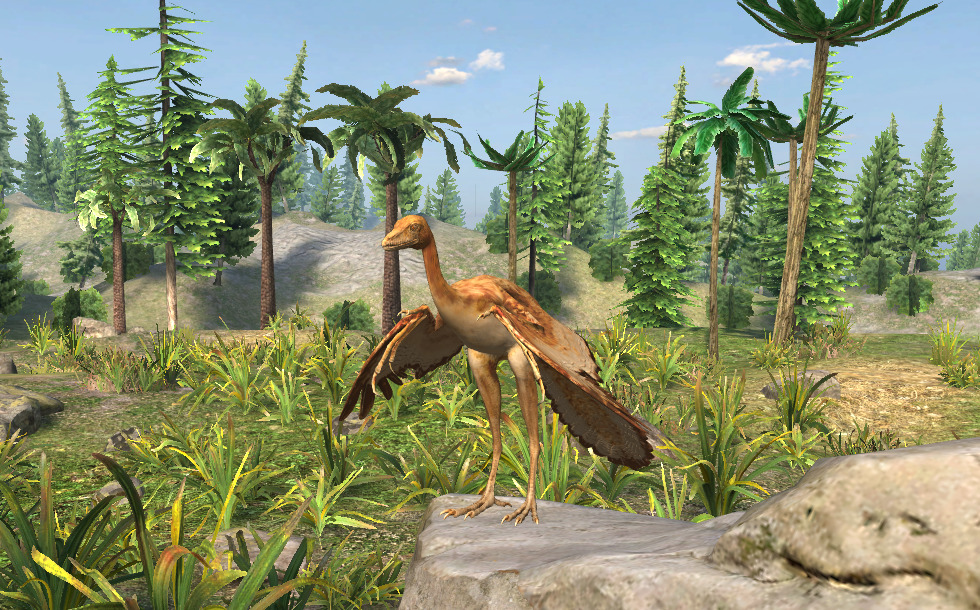 Arqueopterix - Cena 3D - Educação e Aprendizagem Digital Mozaik