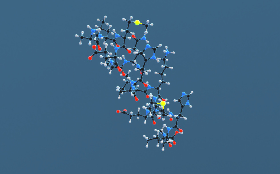 Estrutura secundária das proteínas - Cena 3D - Educação e Aprendizagem ...