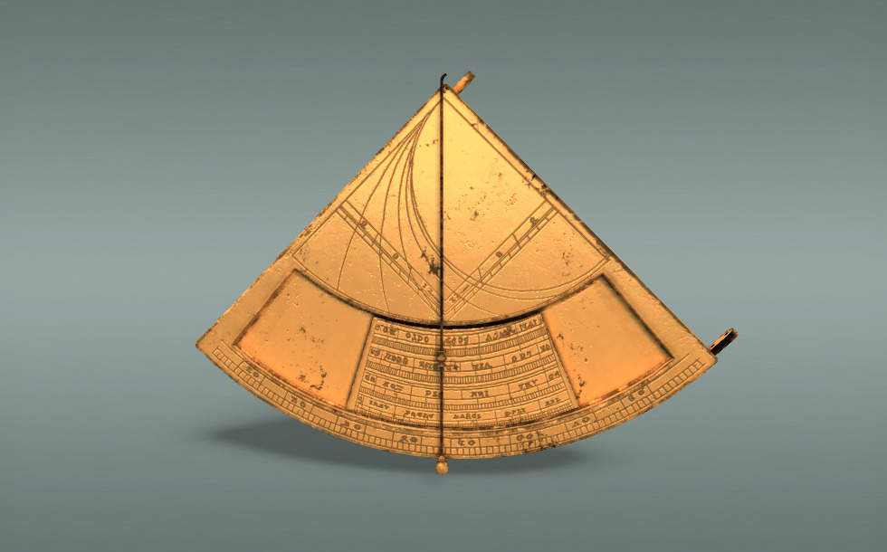 Instrumentos antigos de navegação - Cena 3D - Educação e Aprendizagem ...