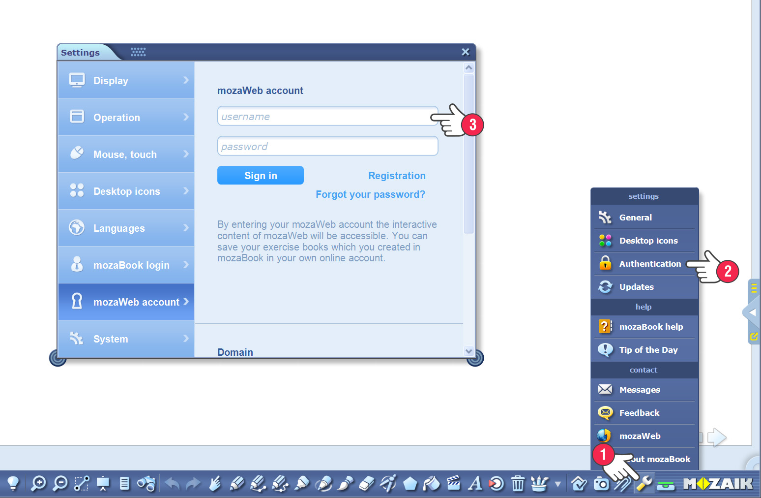 Predare și învățare Digitală Mozaik