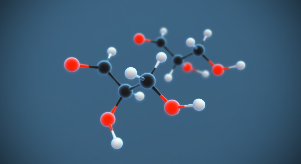 Etilen glicol (1,2-etandiol) (C₂H₆O₂) - Animație 3D - Predare și ...