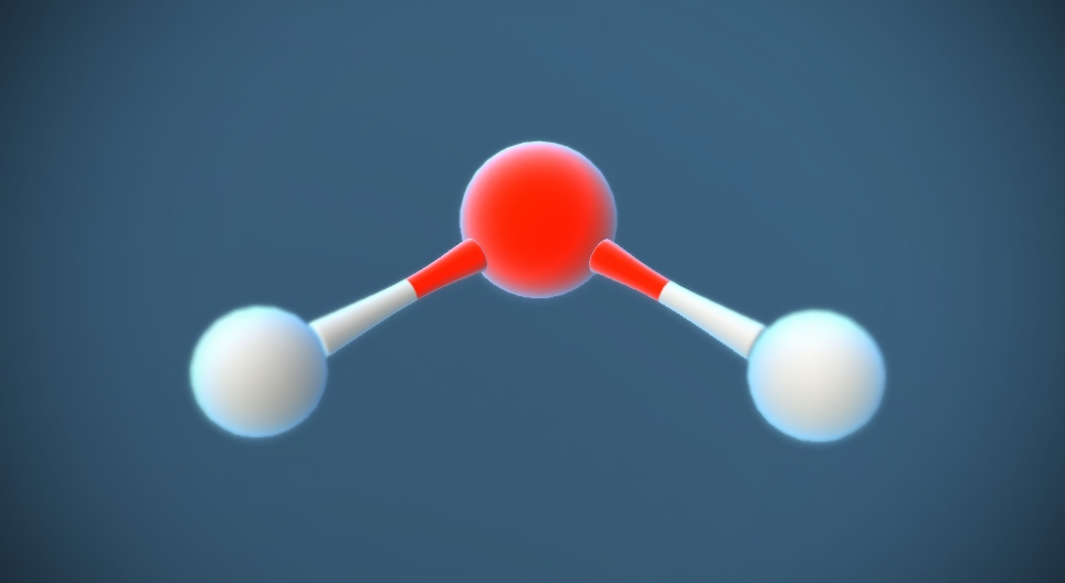 Žveplovodik (vodikov sulfid) (H₂S) - 3D-animacija - Digitalno ...