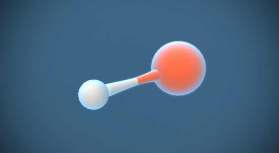 Vodikov klorid (HCl) - 3D-animacija - Digitalno poučevanje in učenje Mozaik