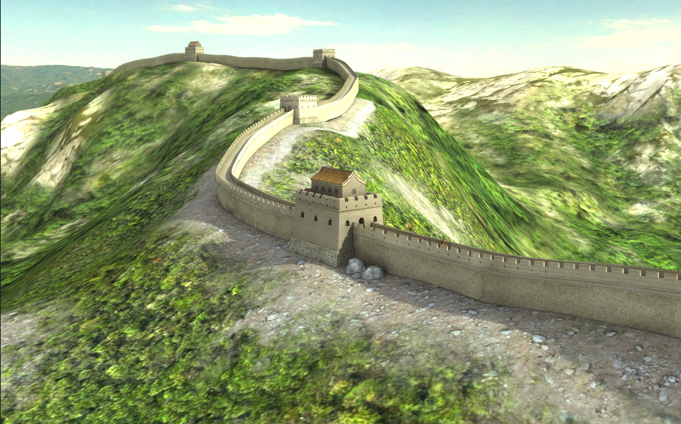 Veliki kitajski zid - 3D-animacija - Digitalno poučevanje in učenje Mozaik