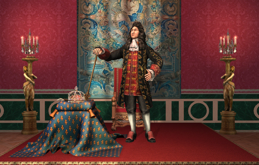 Louis XIV (the Sun King) - Skena 3D - Edukimi dhe mësimi dixhital Mozaik