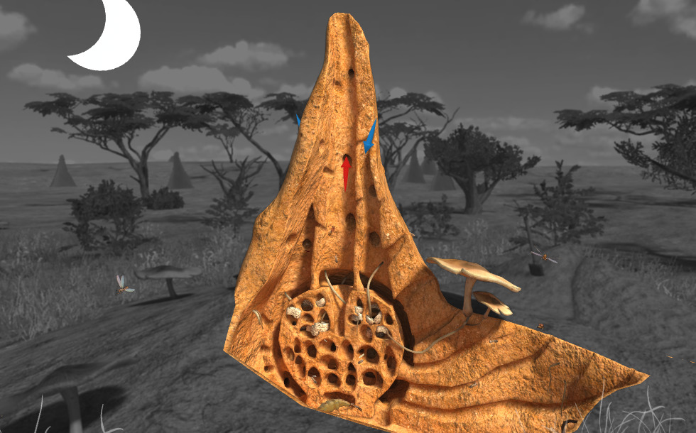 Termite mound - 3D model - Mozaik digitalno obrazovanje i učenje