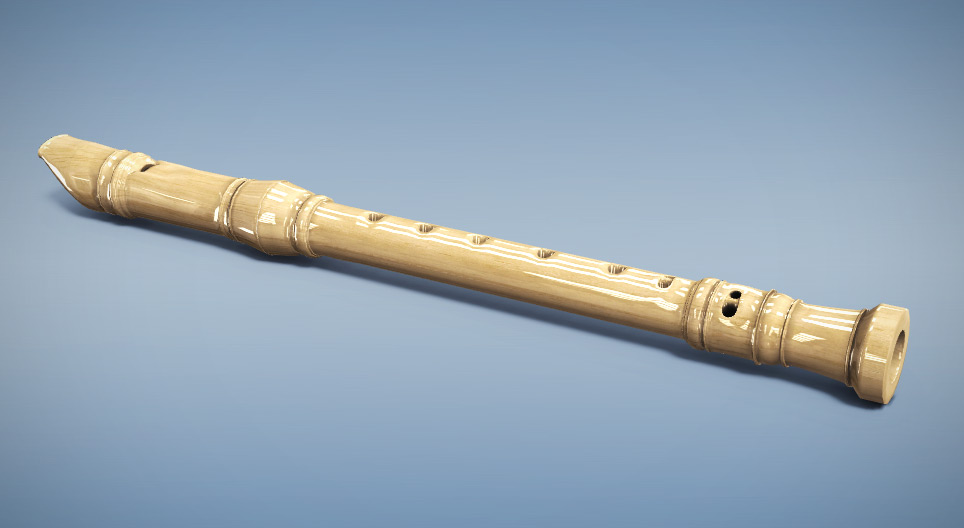 Woodwind instrument - 3D model - Mozaik digitalno obrazovanje i učenje