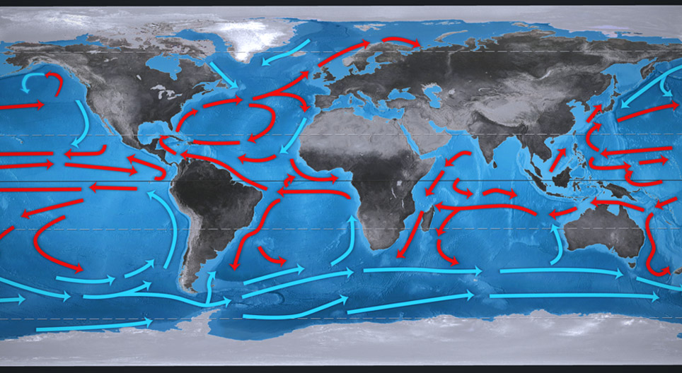 Ocean currents - 3D model - Mozaik digitalno obrazovanje i učenje