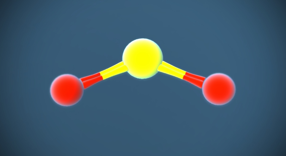 Sulphur trioxide (SO₃) - 3D model - Mozaik digitalno obrazovanje i učenje