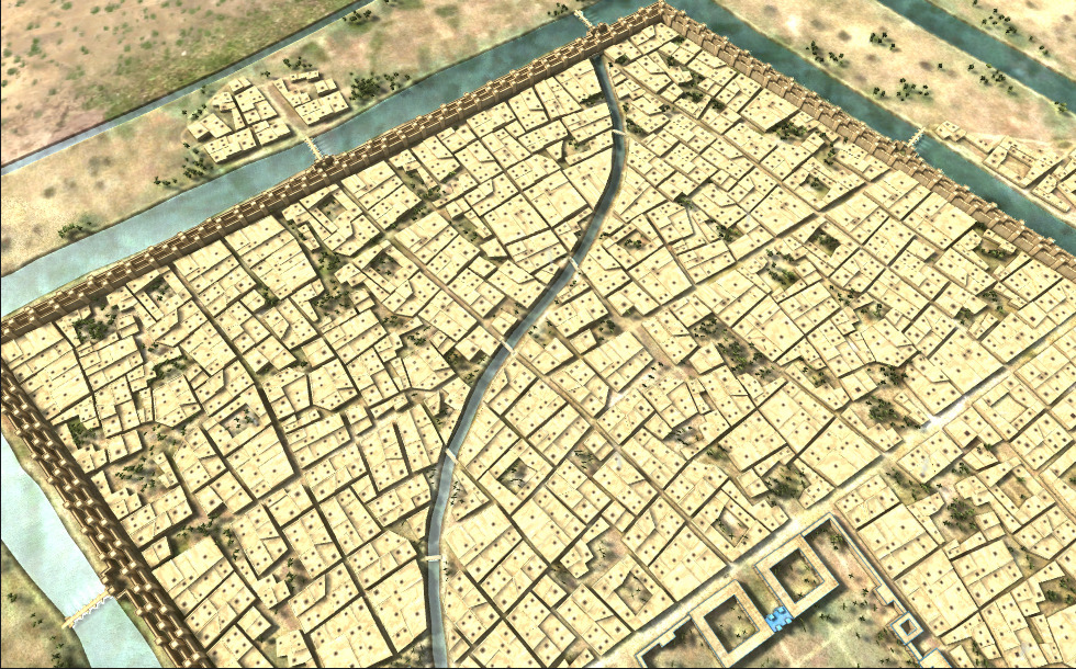 Grad Vavilon (6. vek p. n. e.) - 3D model - Mozaik digitalno ...