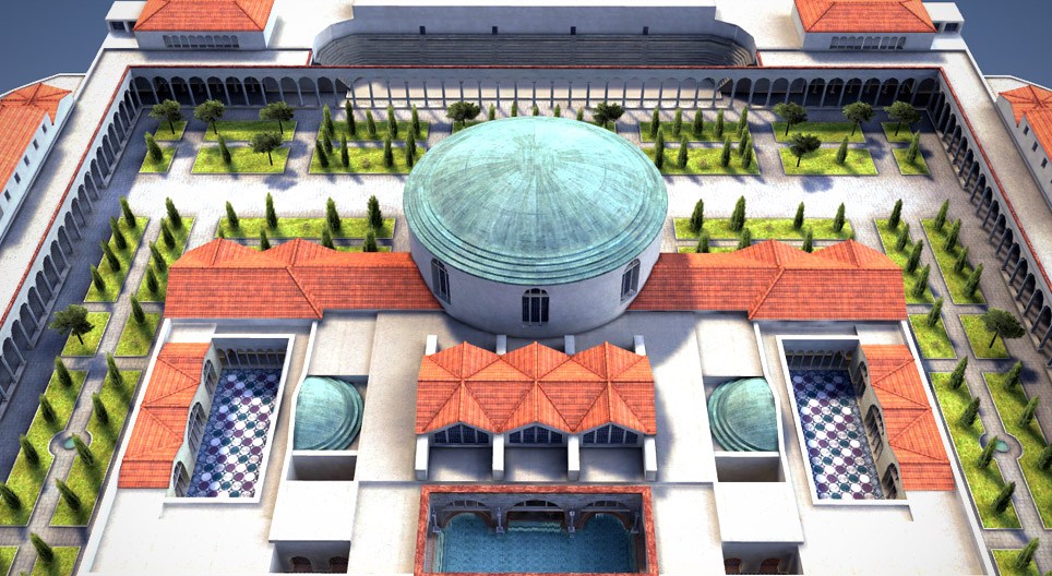 Early Christian Necropolis, Cella trichora (Pécs, Hungary) - 3D model ...