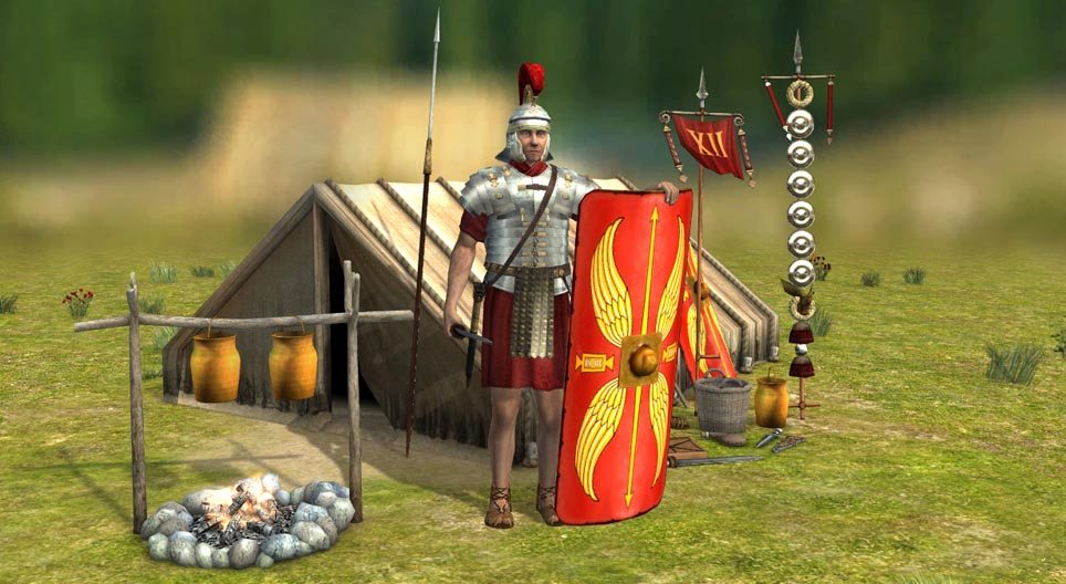 Roman soldier (1st century BC) - 3D model - Mozaik digitalno ...