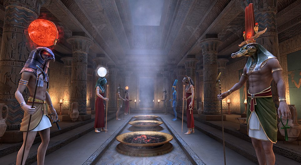 Kläder i det forntida Egypten - 3D-scen - Mozaik Digital utbildning och ...