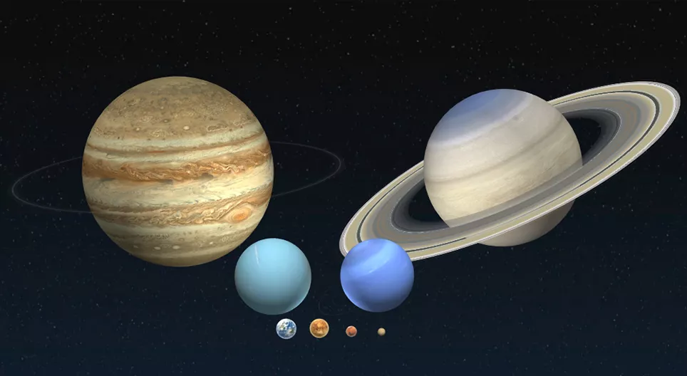 The giants of the Solar System - บทเรียนดิจิทัล - Mozaik Digital Learning
