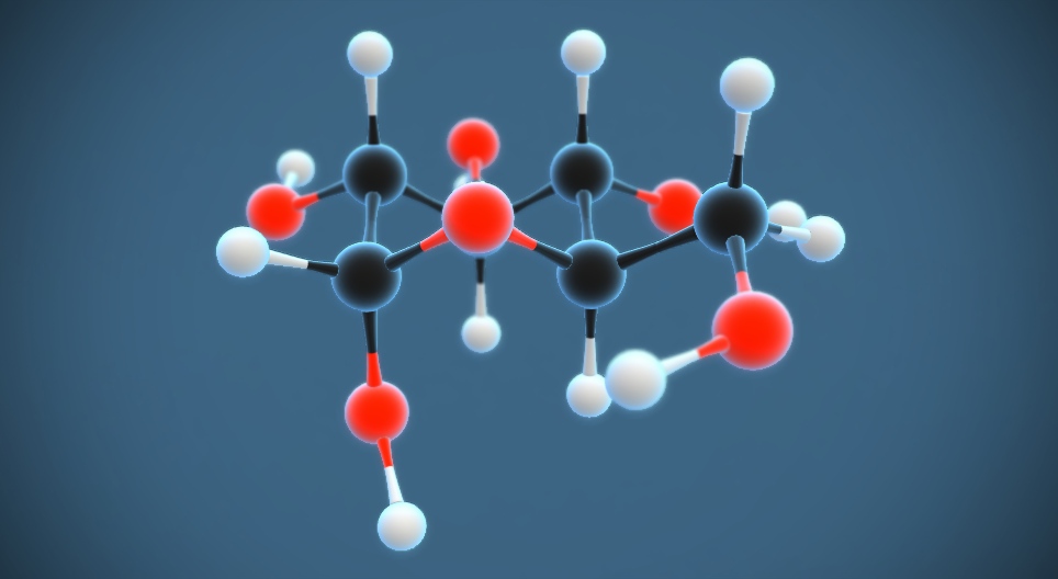Alpha-D-glucose (C₆H₁₂O₆) - สื่อ 3D - การศึกษาและการเรียนรู้ดิจิทัลของ ...
