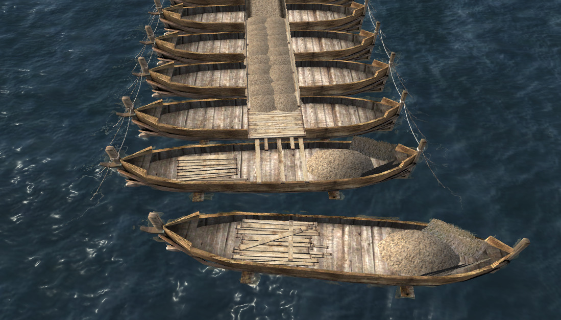 Persian pontoon bridge (5th century BC) - สื่อ 3D - การศึกษาและการเรียน ...