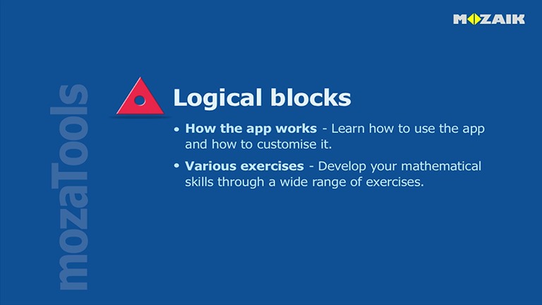Logical blocks tutorial - วิดีโอ - การศึกษาและการเรียนรู้ดิจิทัลของ Mozaik