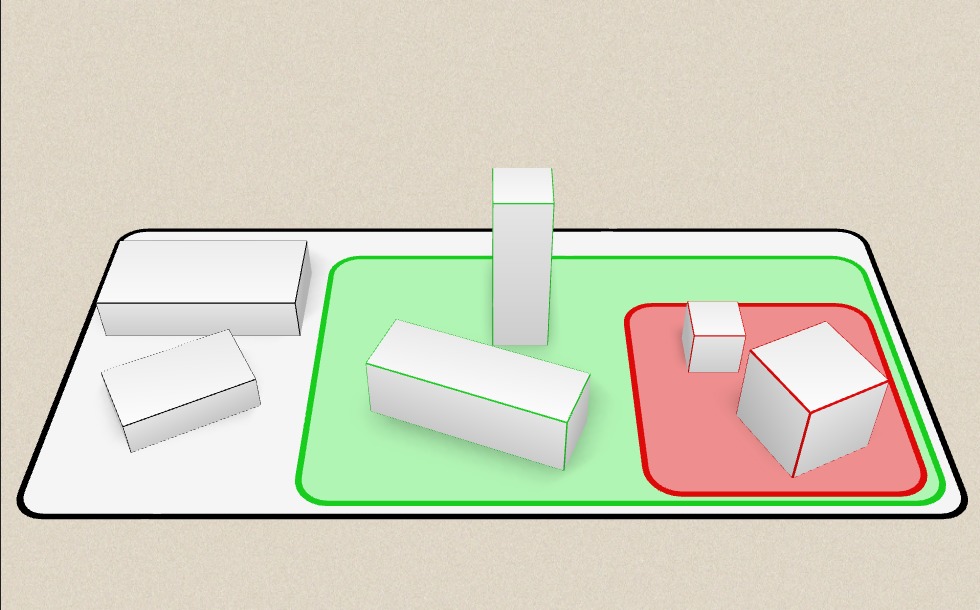 Grouping of cuboids - Cảnh 3D - Giáo dục và học tập kỹ thuật số Mozaik