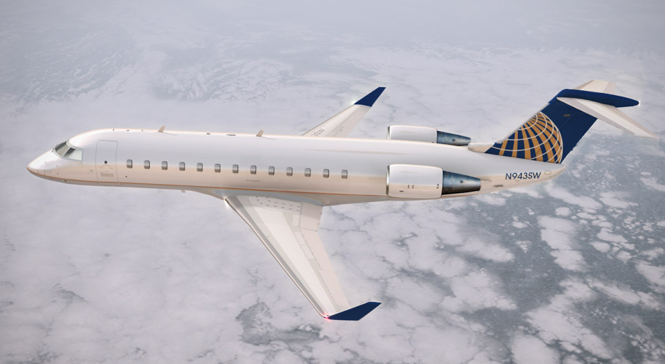 Bombardier CRJ200 (1991) - Cảnh 3D - Giáo dục và học tập kỹ thuật số Mozaik