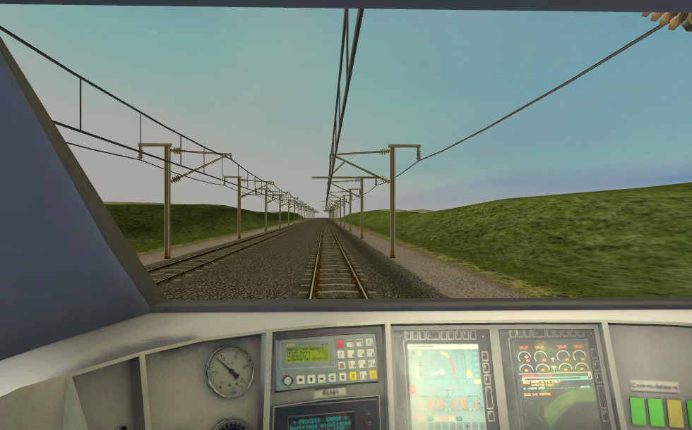 TGV POS train - Cảnh 3D - Giáo dục và học tập kỹ thuật số Mozaik