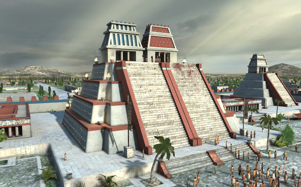 Tenochtitlan (15th century) - Cảnh 3D - Giáo dục và học tập kỹ thuật số ...