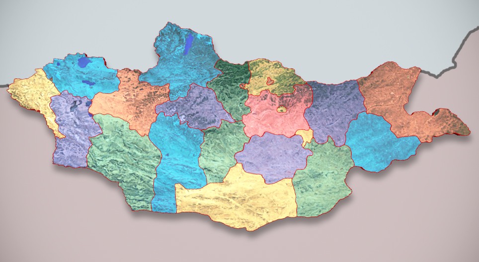 Administrative divisions of Mongolia - 3D動畫 - Mozaik電子教育與學習